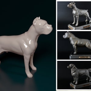Personalized Cane Corso Dog Statue - Etsy