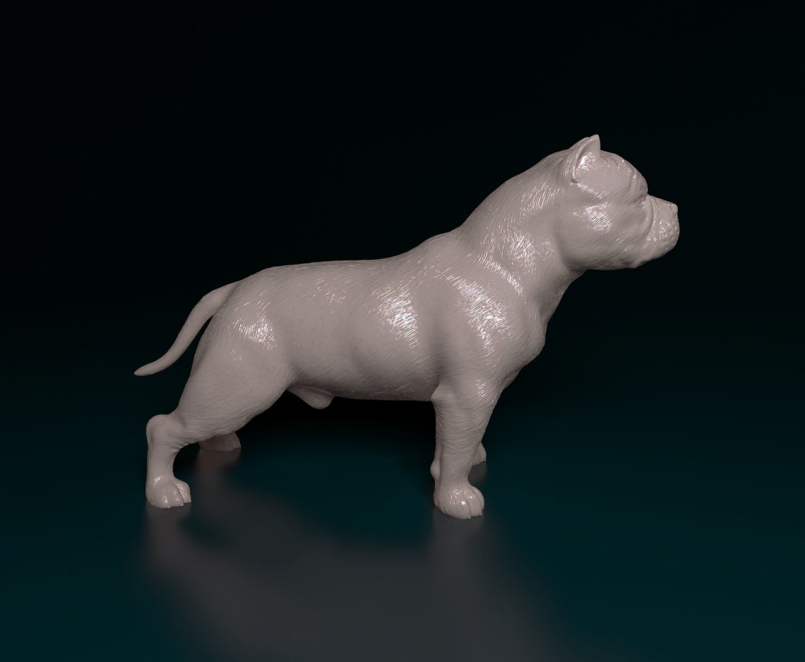 Personalized American Bully Dog Statue - Etsy