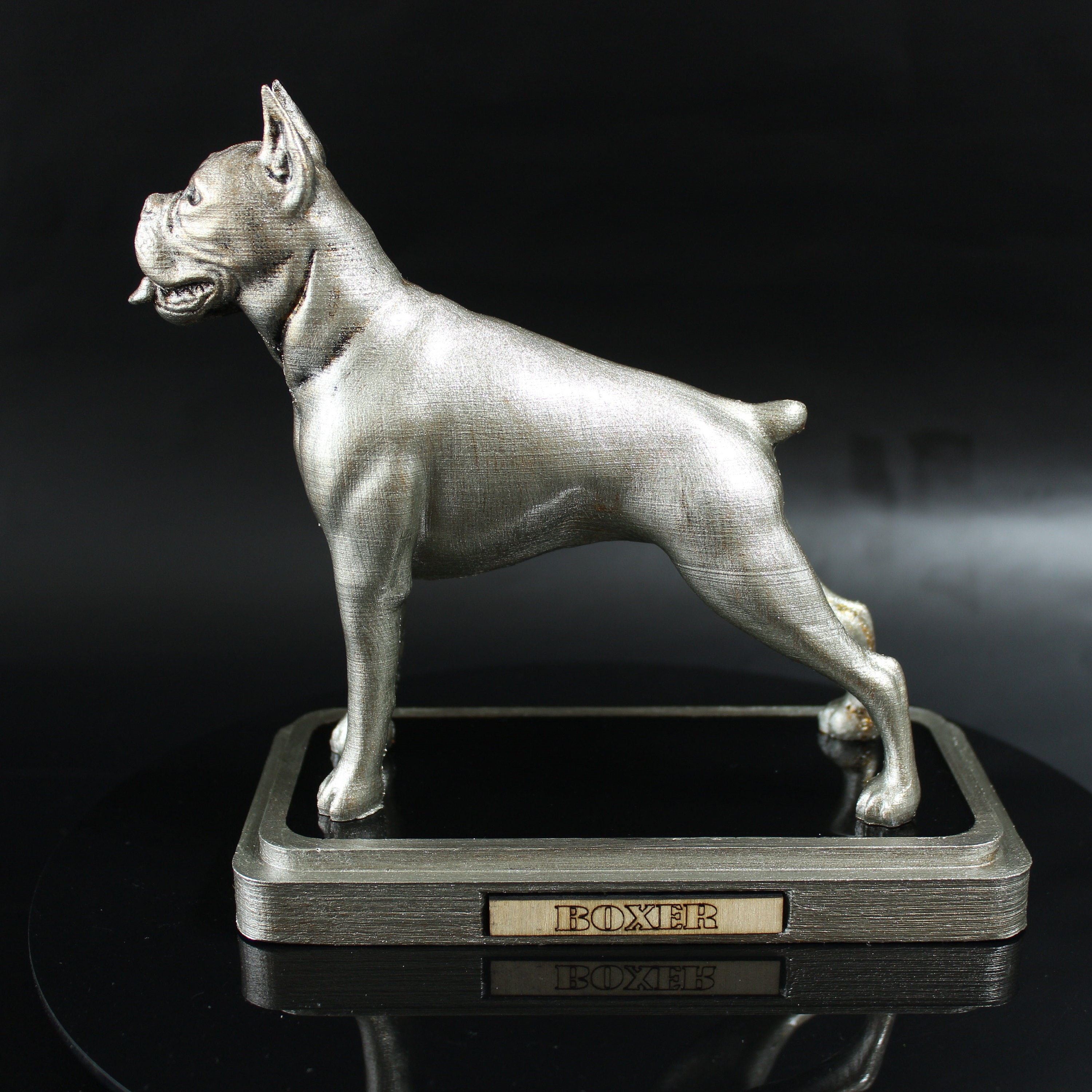 Personalized Sitting Boxer Dog Statue - Etsy