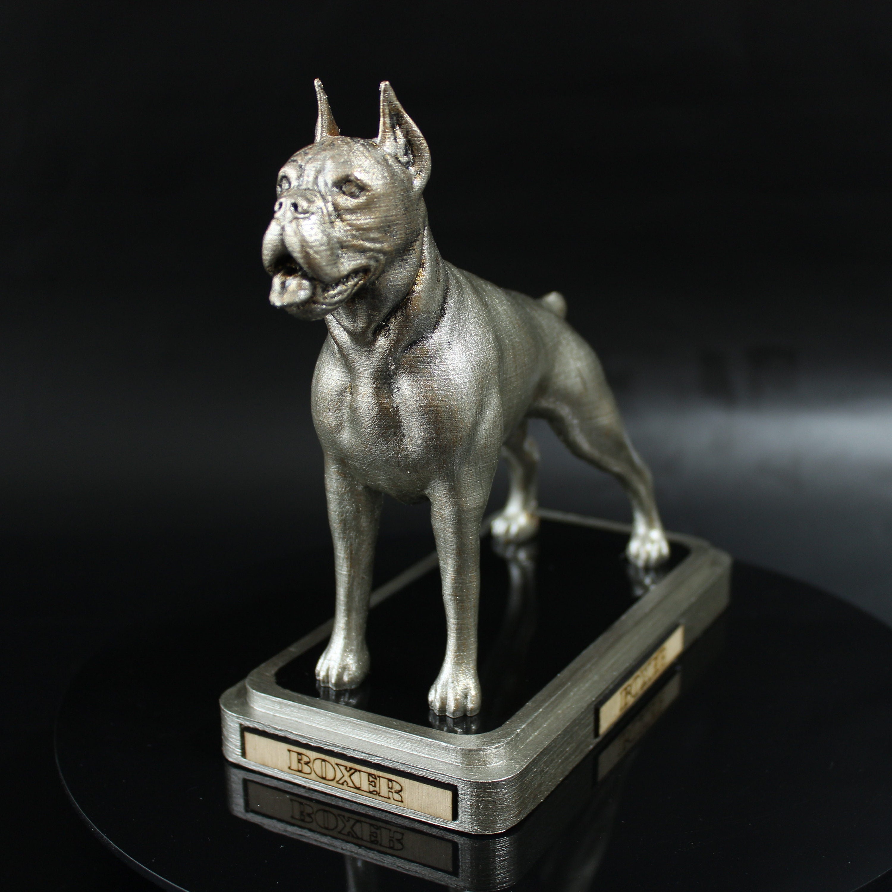 Personalized Sitting Boxer Dog Statue - Etsy