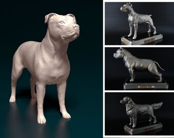 Pitbull Statue, Concrete Statues. Pit Bull Dog Statue, Garden Statues ...