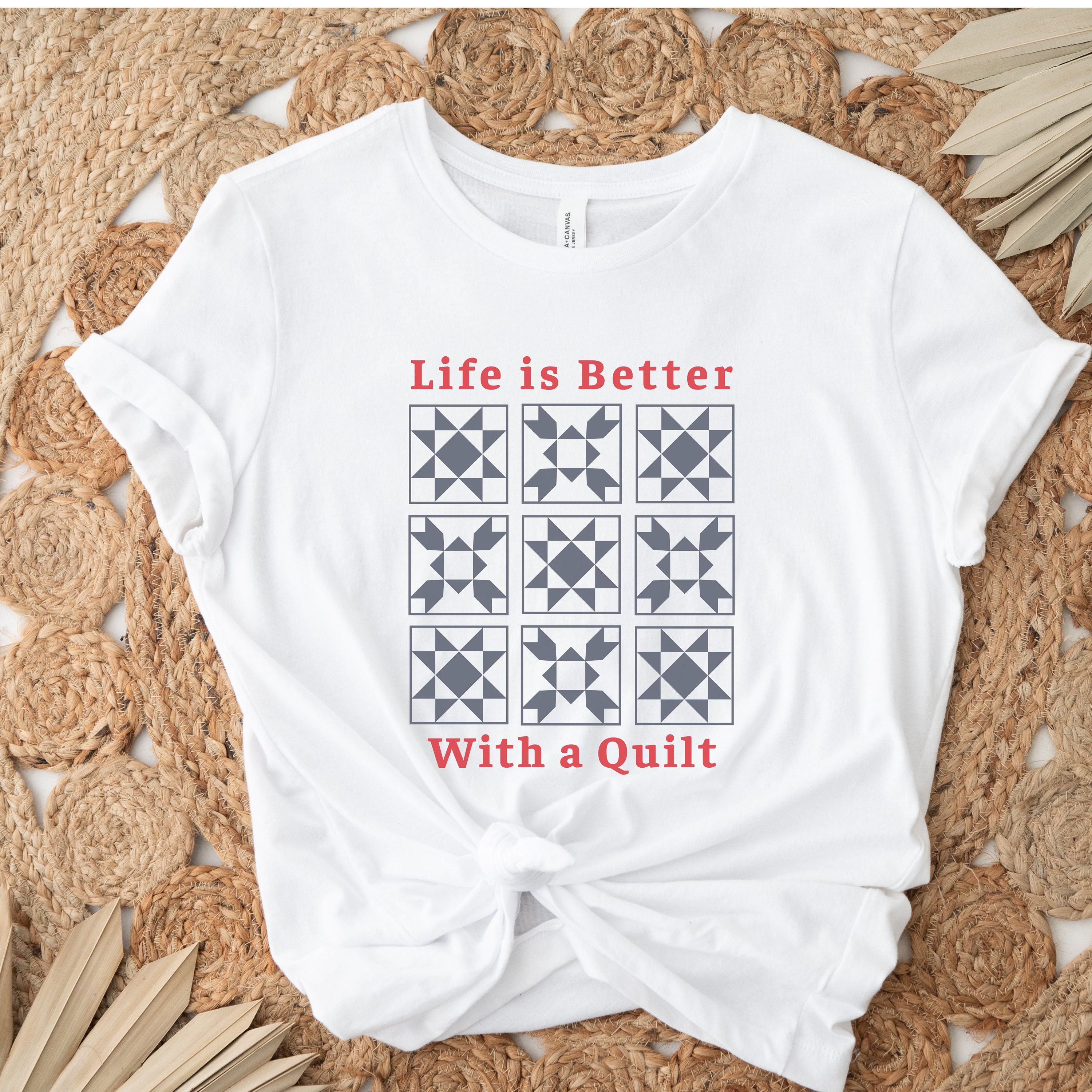 Quilt Block Shirt for Women, Quilting T- Shirt for Quilters, Gift for ...