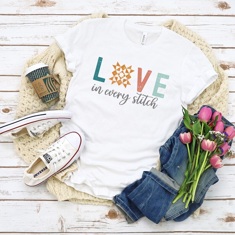 Quilt T Shirt for Quilter, Quilting T-shirt, Sewing Shirt, Gift for ...