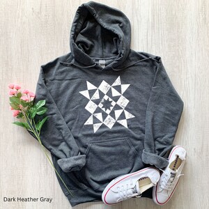 Quilt Hoodie, Quilting Sweatshirt, Quilt Star Shirt, Gift for Quilter ...