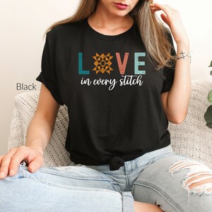 Quilt T Shirt for Quilter, Quilting T-shirt, Sewing Shirt, Gift for ...