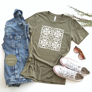 Quilt Block T-shirt, Quilting Shirt for Women, Gift for Quilter, Gift ...