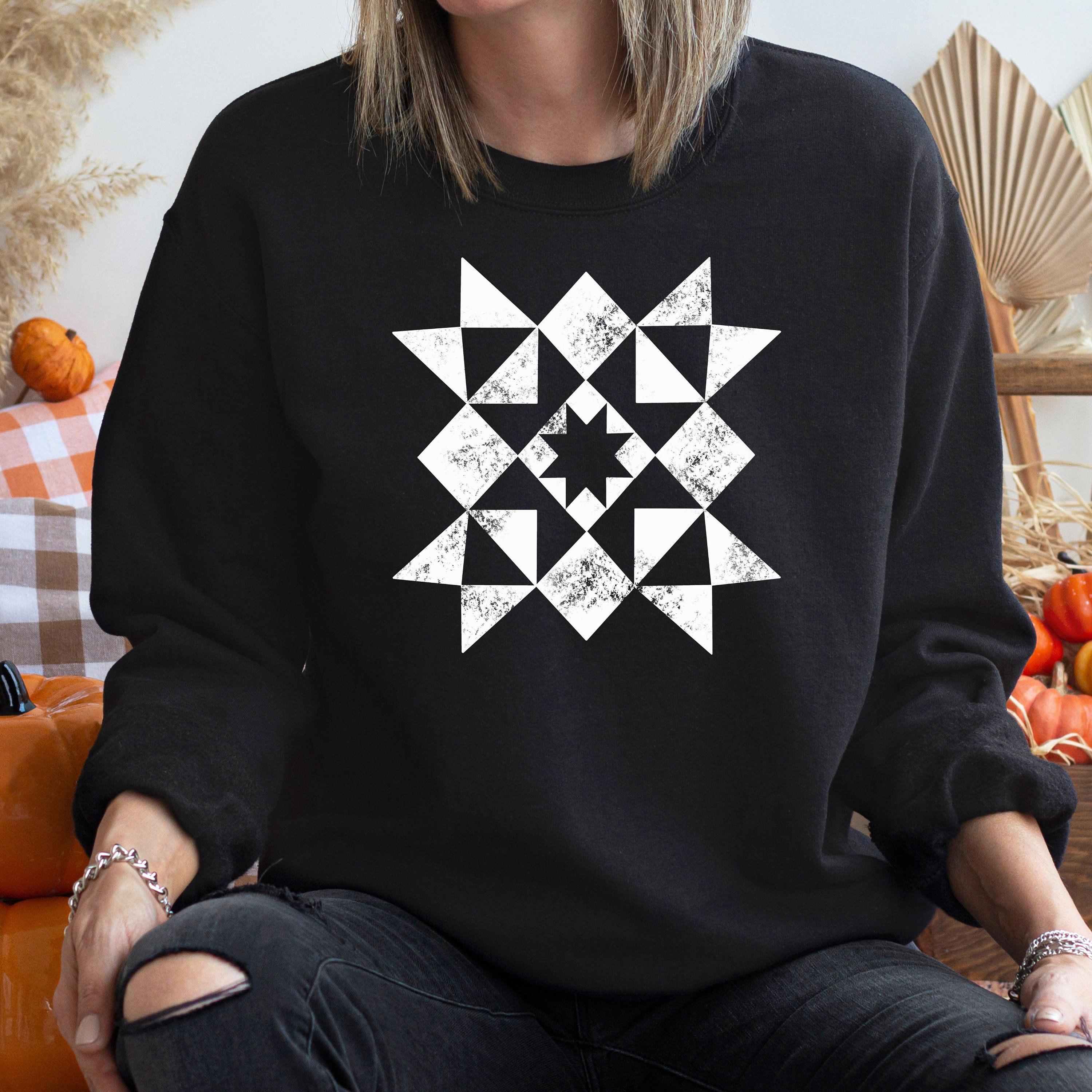 Fall Quilt Sweatshirt for Quilters, Quilting Gift, Autumn Quilting ...