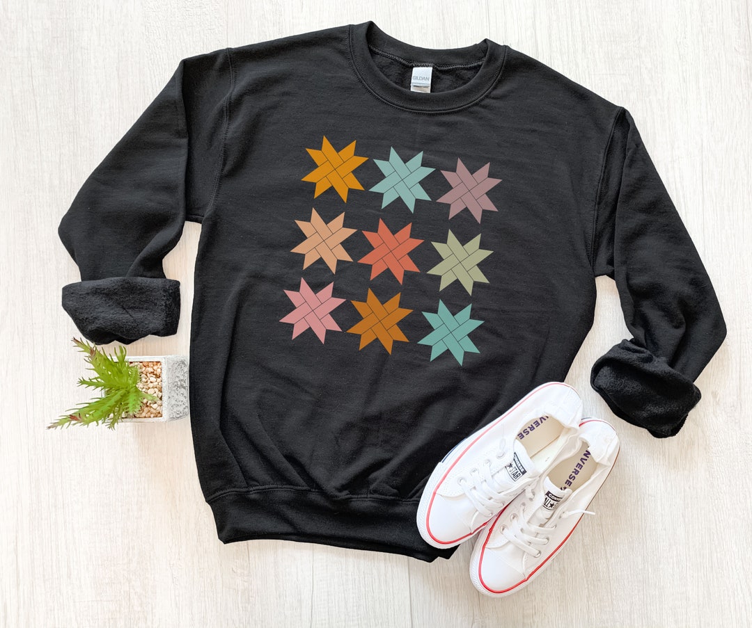 Women's Quilt Crewneck Sweatshirt, Sewing Sweatshirt , Quilting Shirt ...