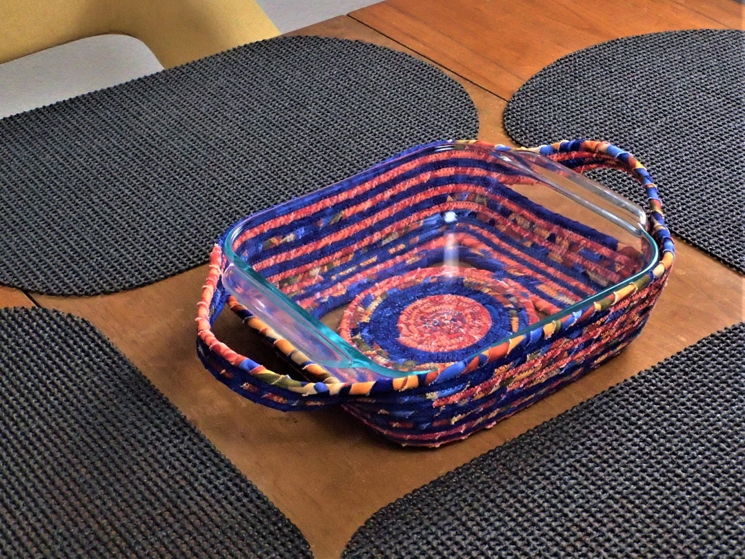 8x8 Bakeware Cozy, Square Baking Dish Carrier & Server, Hot Dish Holder ...