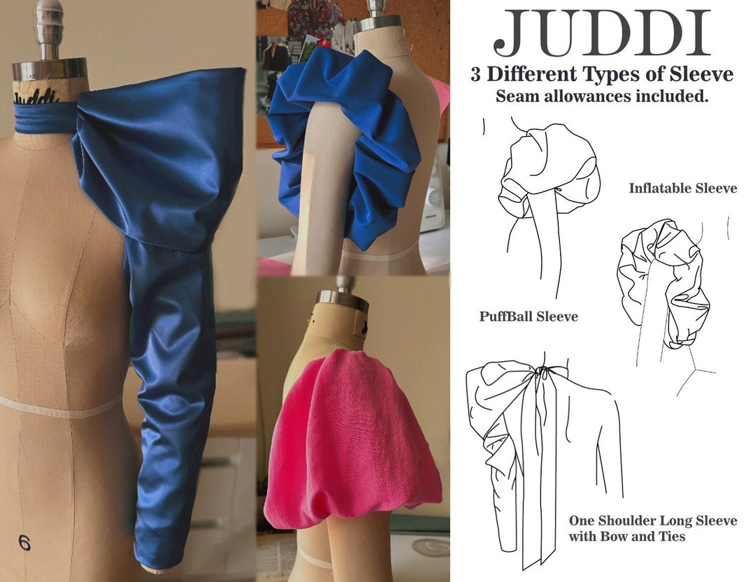 3 Different Types of SLEEVE Pattern|long Sleeve With Bow and Ties ...