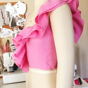 Asymmetric Ruffled Top | PDF Sewing Pattern US 0-20 | XXS-3XL - Etsy