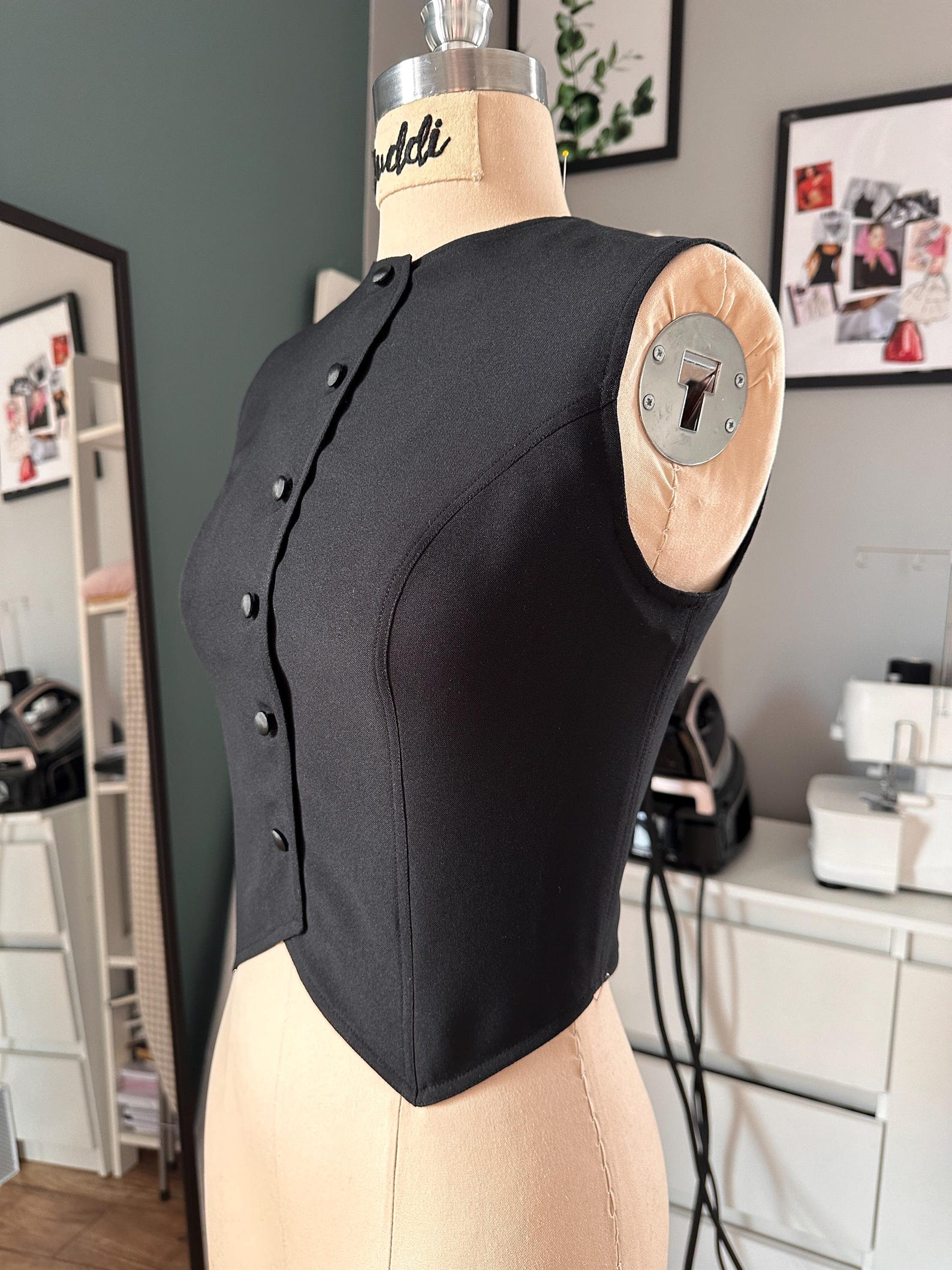 4 Different Vest|double Breasted Vest|vest Tied at the Back|vest Collar ...