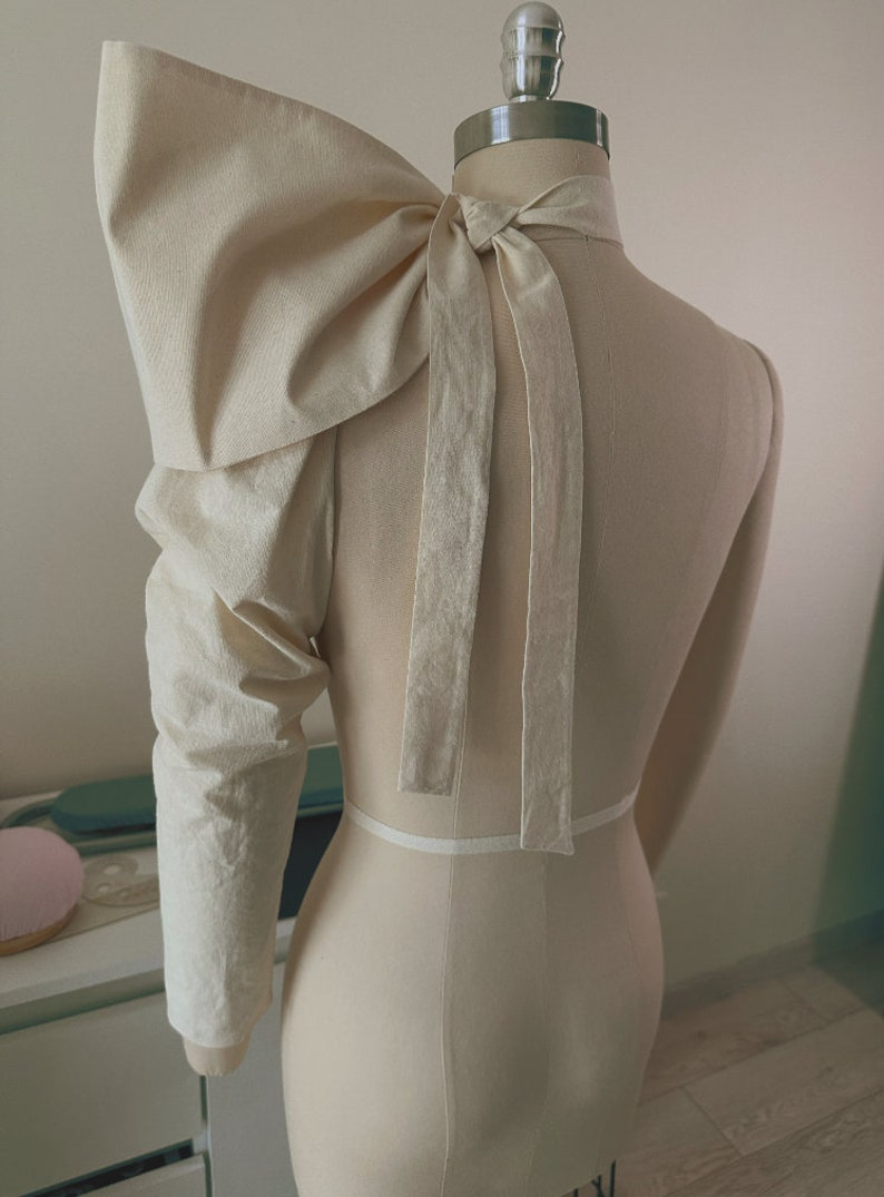Long Sleeve With Bow and Back Ties | PDF Sewing Pattern S-2XL | US 4-16 ...