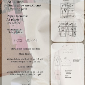 Long Sleeve With Bow and Back Ties | PDF Sewing Pattern S-2XL | US 4-16 ...