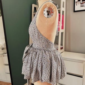 Tie Back Halter Top | Open Back With Ties PDF Sewing Pattern XXS-3XL ...