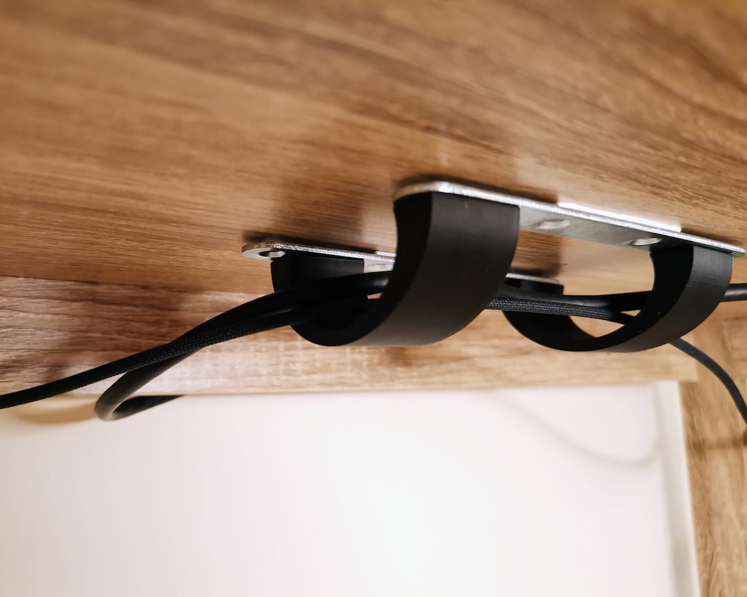 Magnetic Cable Management (pack of 2), Under Desk Cable Management With ...
