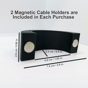 Magnetic Cable Management (pack of 2), Under Desk Cable Management With ...