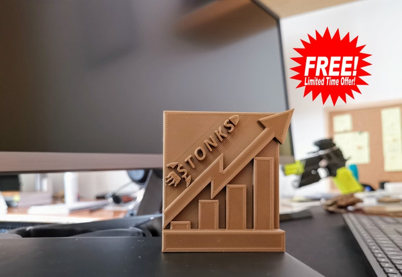 Stonks Office Desk Figure Stock Trader Market Limited and - Etsy