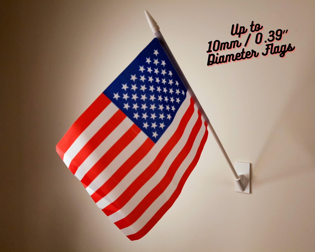 Mini Flag Holder, Mini Flag Stand Mount With Screw or Double Side Tape ...