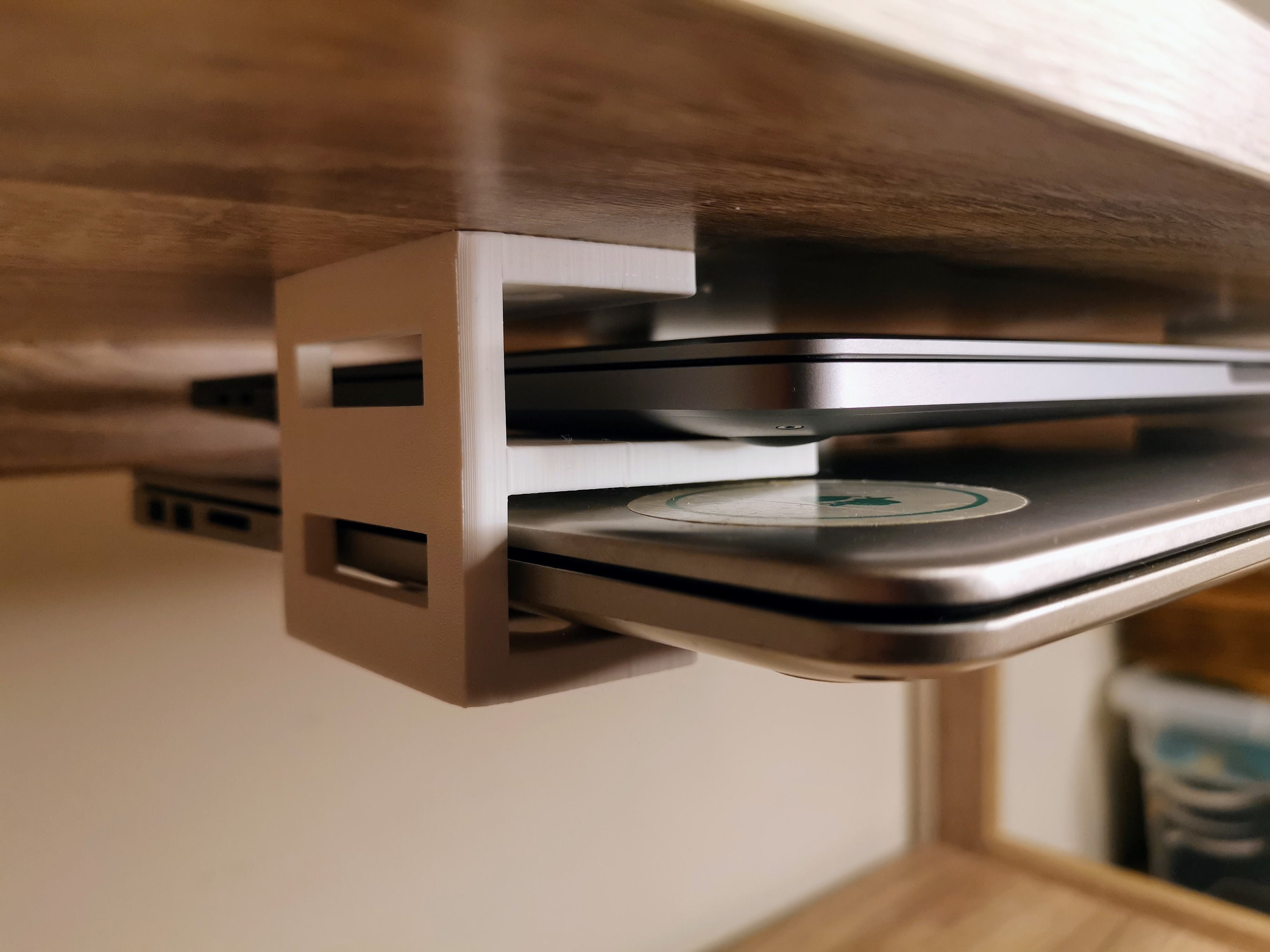 Double Laptop Holder Mount for Desk Multiple Sizes | Fits Double ...
