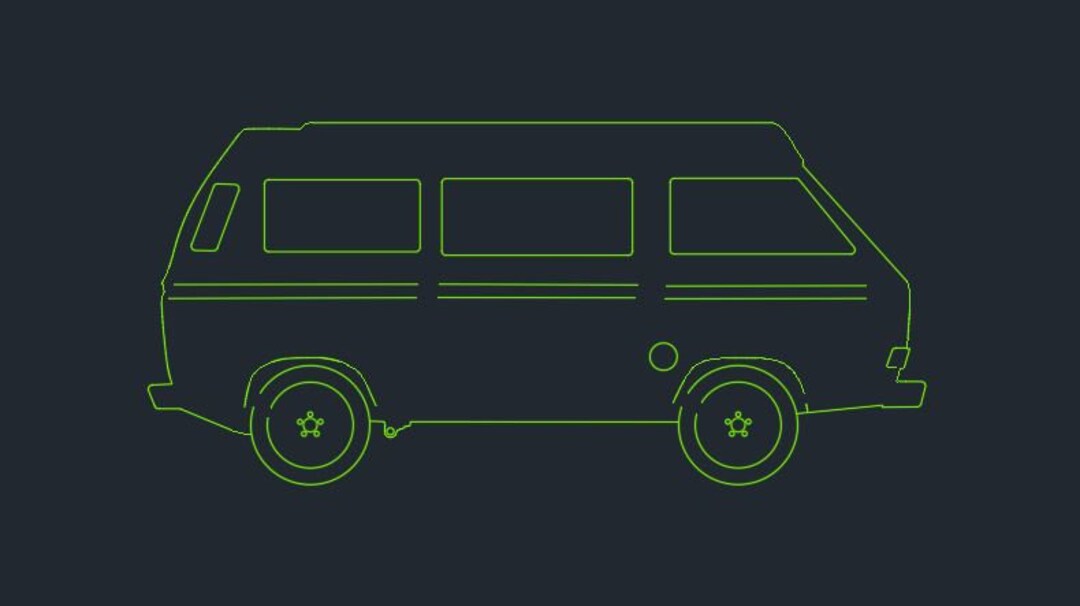 VW T25 T3 Vanagon DXF File - Etsy