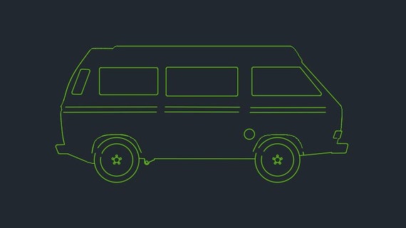 VW T25 T3 Vanagon DXF File - Etsy
