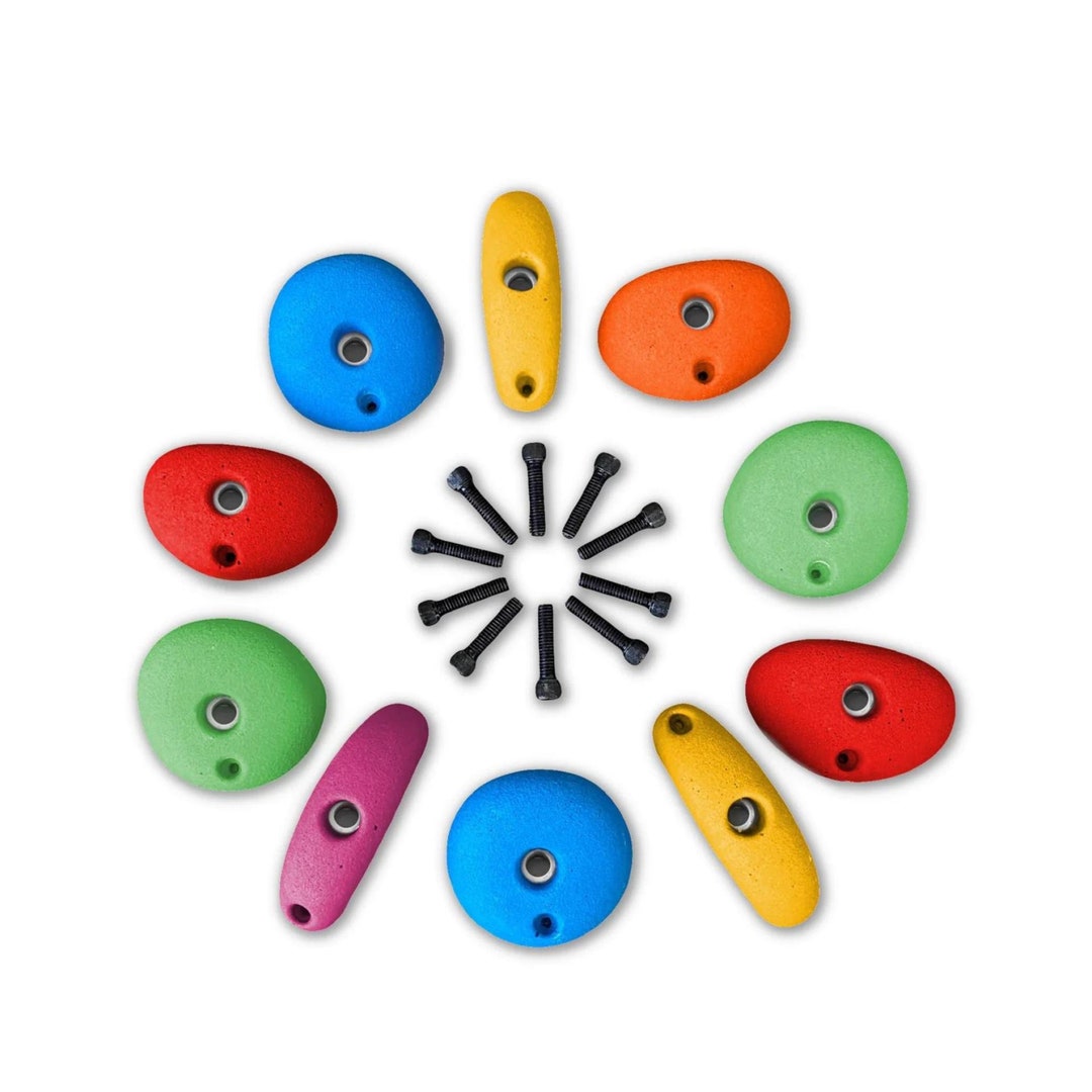 Rock Climbing Holds Variety Set Home Wall EASY 10X - Etsy