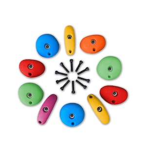 Rock Climbing Holds - Variety Set - Home Wall - EASY - 10X - Etsy