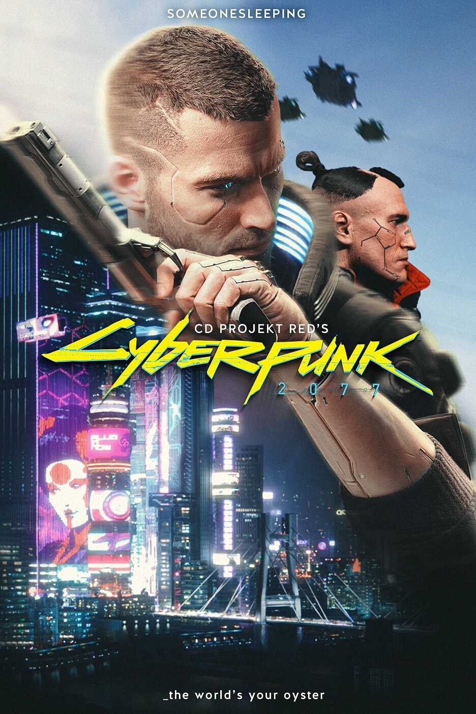 Cyberpunk 2077 Custom Wall Decor Poster 18x12 / | Etsy