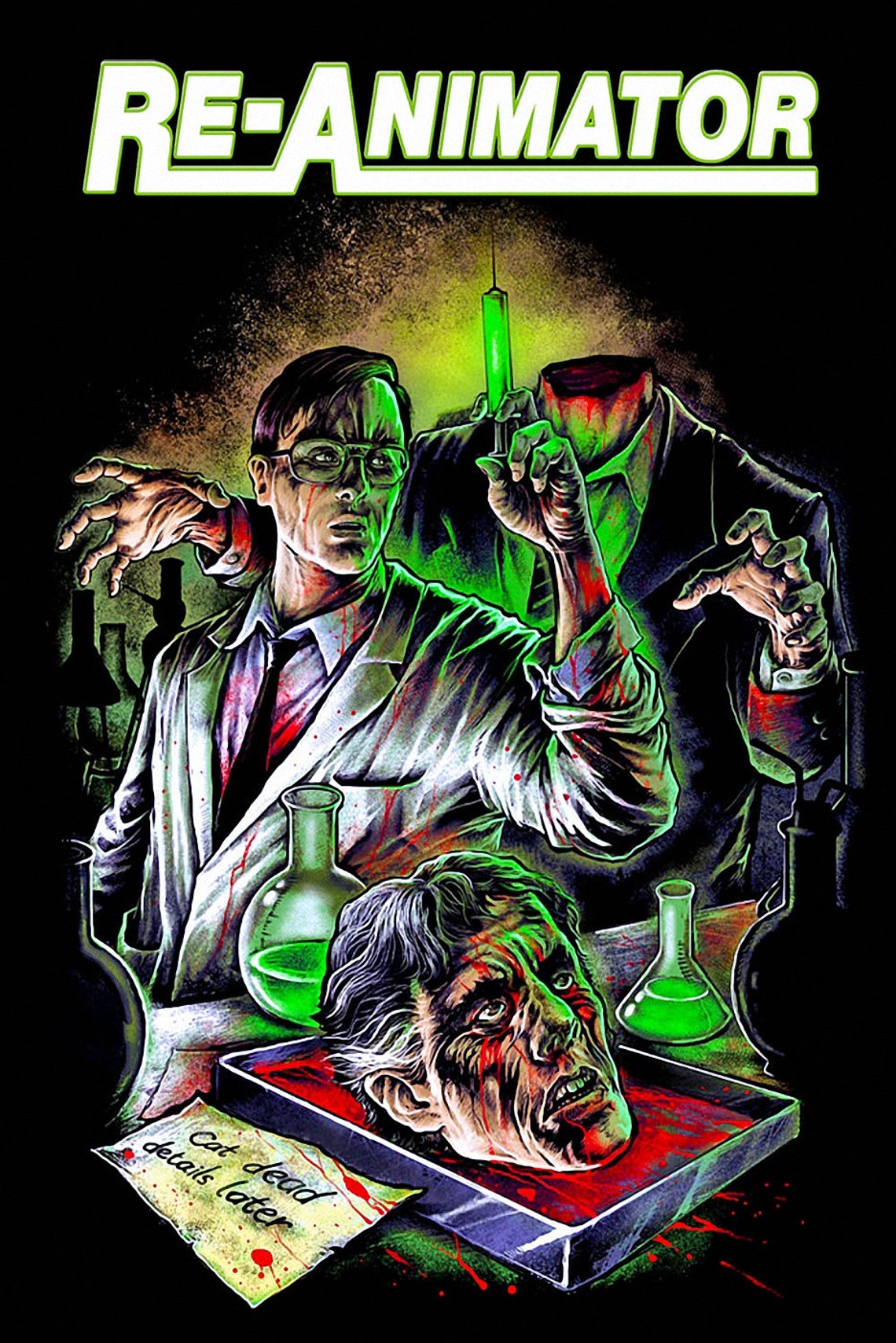 Re-animator Movie Poster 18x12 / 30x20 / | Etsy