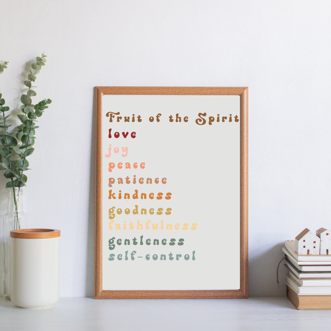 Fruit of the Spirit, Digital Print, Instant Download, Wall Art, Decor ...