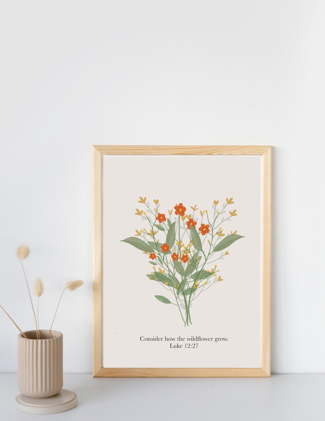 Luke 12:27, Printable, Bible Verse, Digtal Download, Scripture, Instant ...