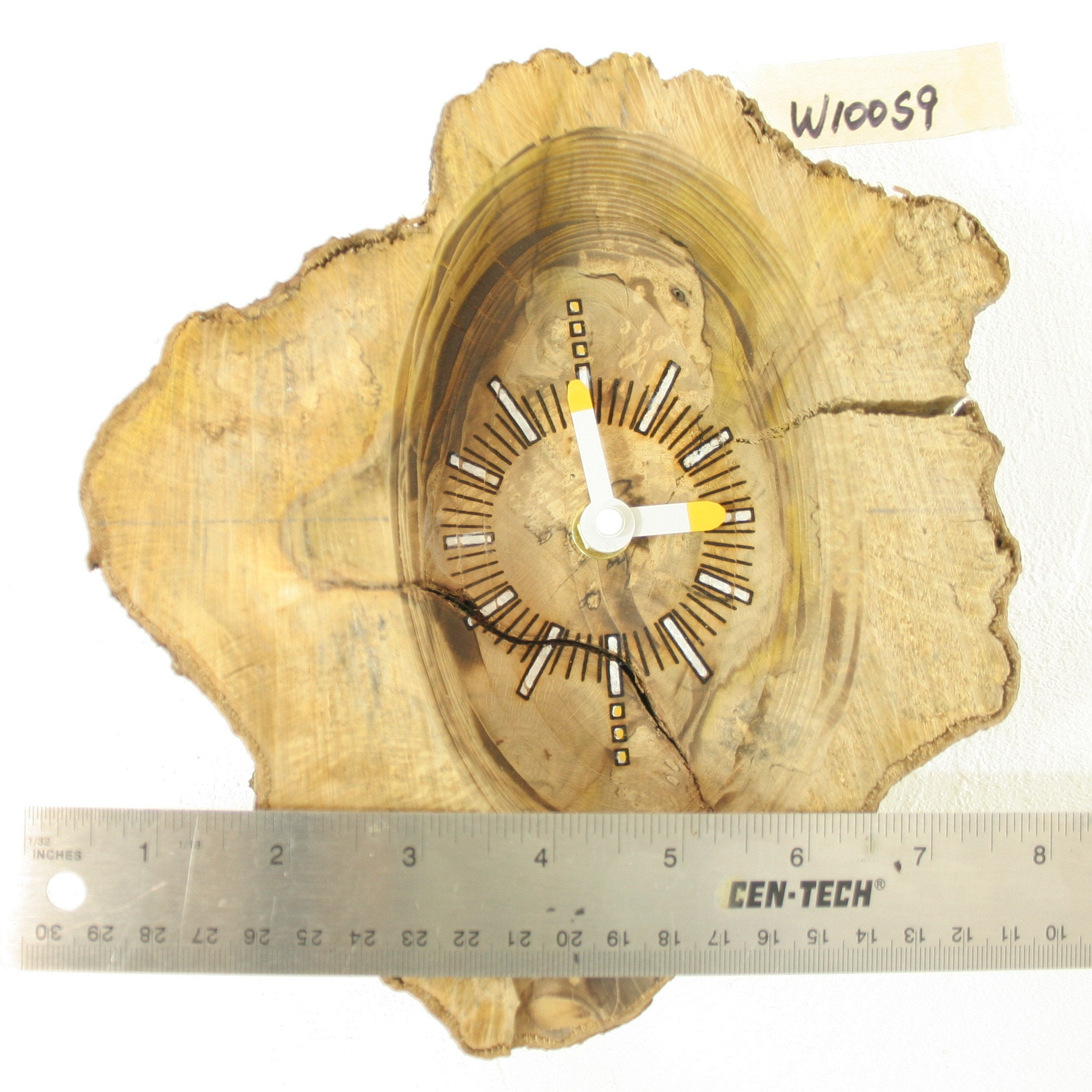 Live Edge Wall Clock, Rustic Wood Wall Clock, Farmhouse Wall Clock - Etsy