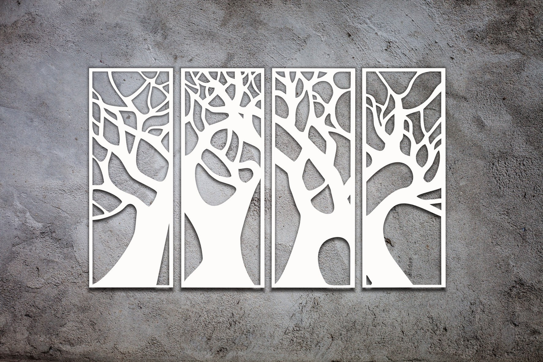 140 Paintings 3d Trees Panels Wall Decoration Decoration 68x26 - Etsy