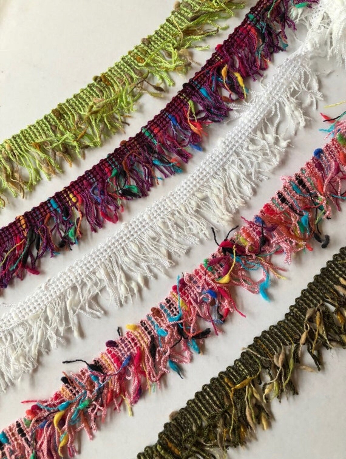 1" Multi Colored Fun Fetti Fun Fringe, 1 Yard, 1b - Etsy