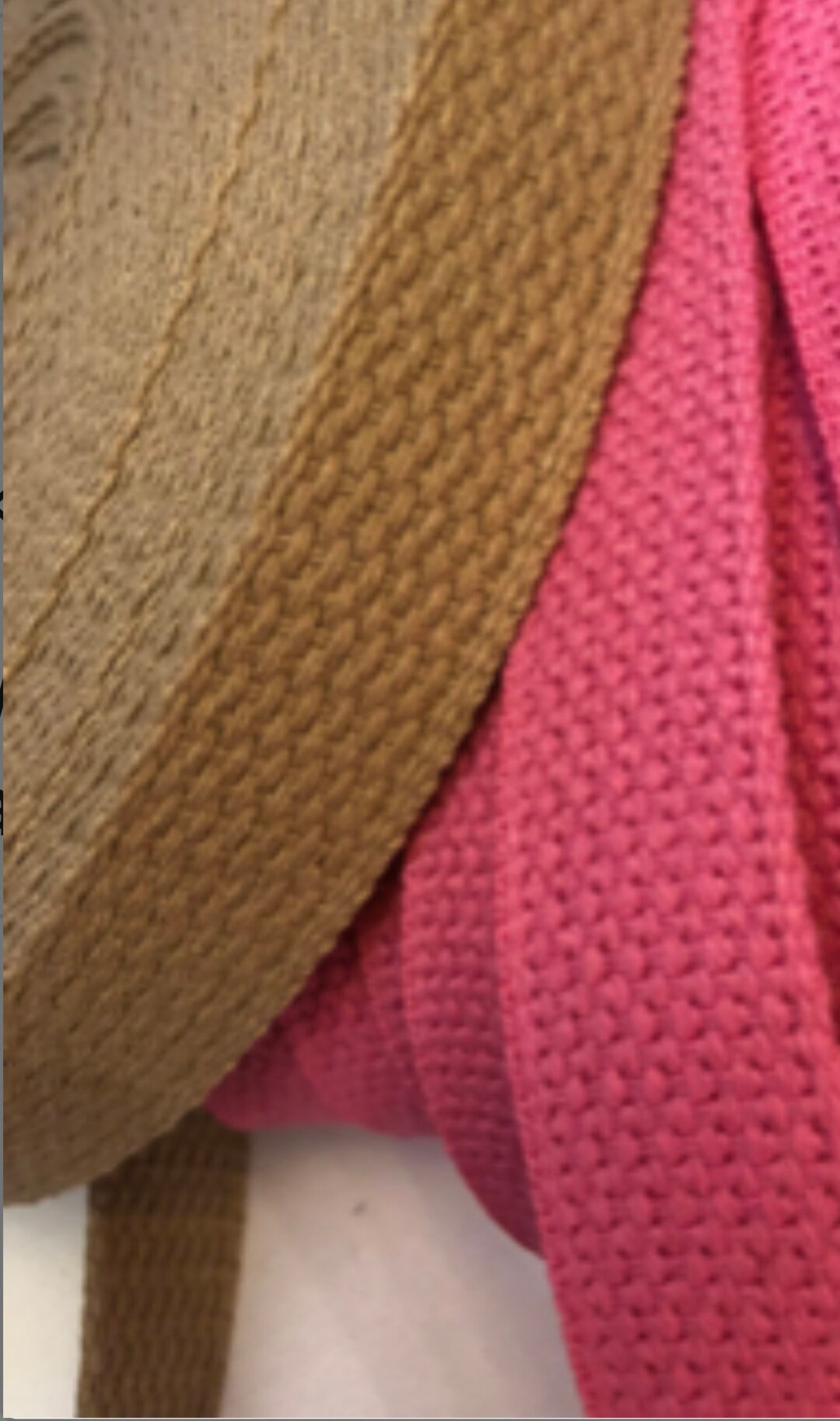 Webbing, Braid Ribbon Trim, Pink Webbing, Natural Webbing, Strap ...