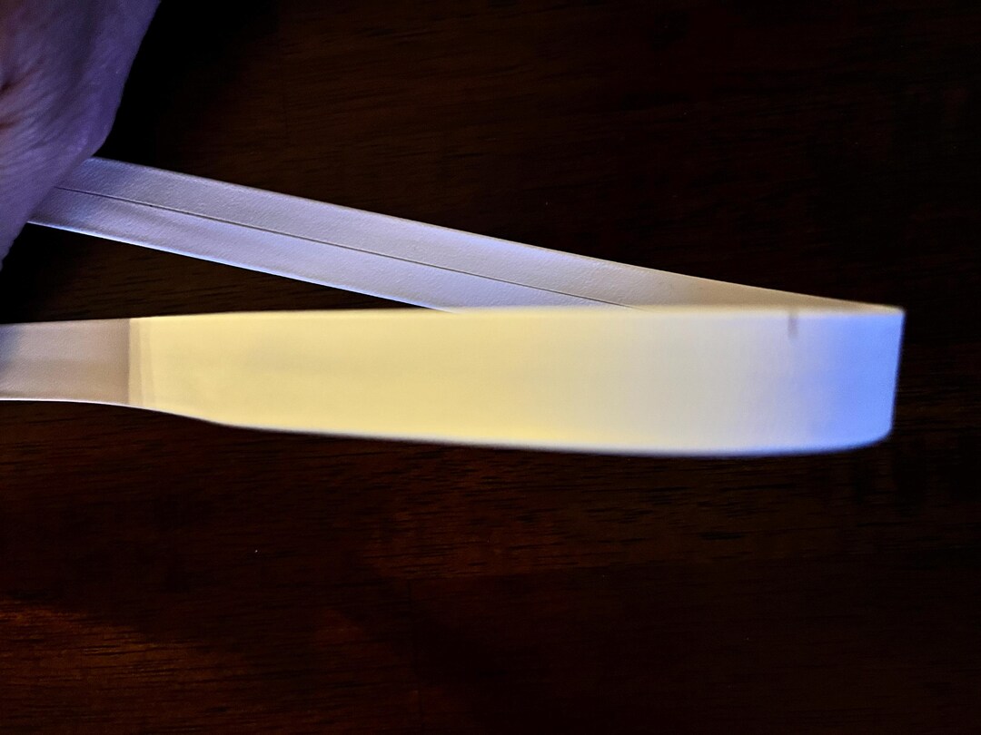 White Fold Over Pleather, Strap Belting, 1 Yard, B80 - Etsy