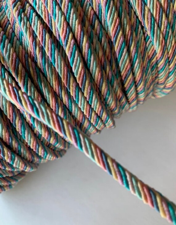 Rope Cord Multi colored Cord Novelty rope cord 2 yards | Etsy