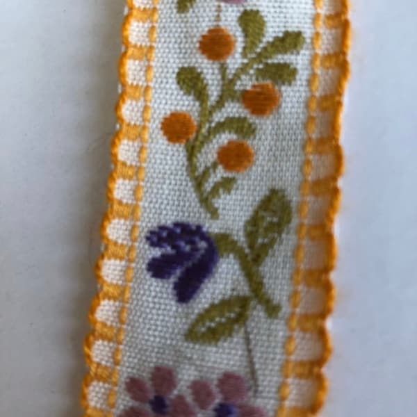Embroidered Ribbon - Etsy