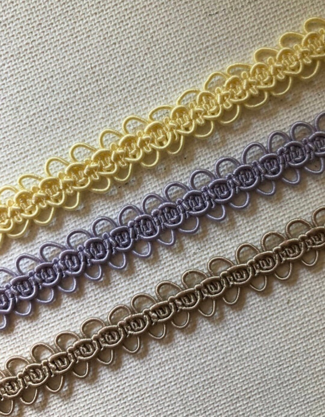 Novelty Double Edge Loop Trim, Vintage Passementrie Elegant Loop Trim ...
