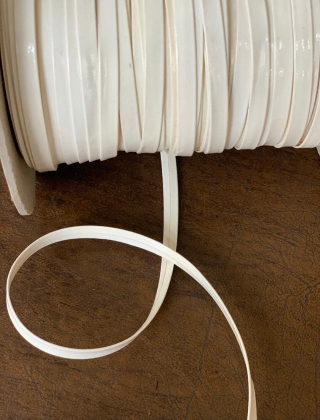 1/4" Novelty Patent Antique White Pleather Trim (2yds) - Etsy UK