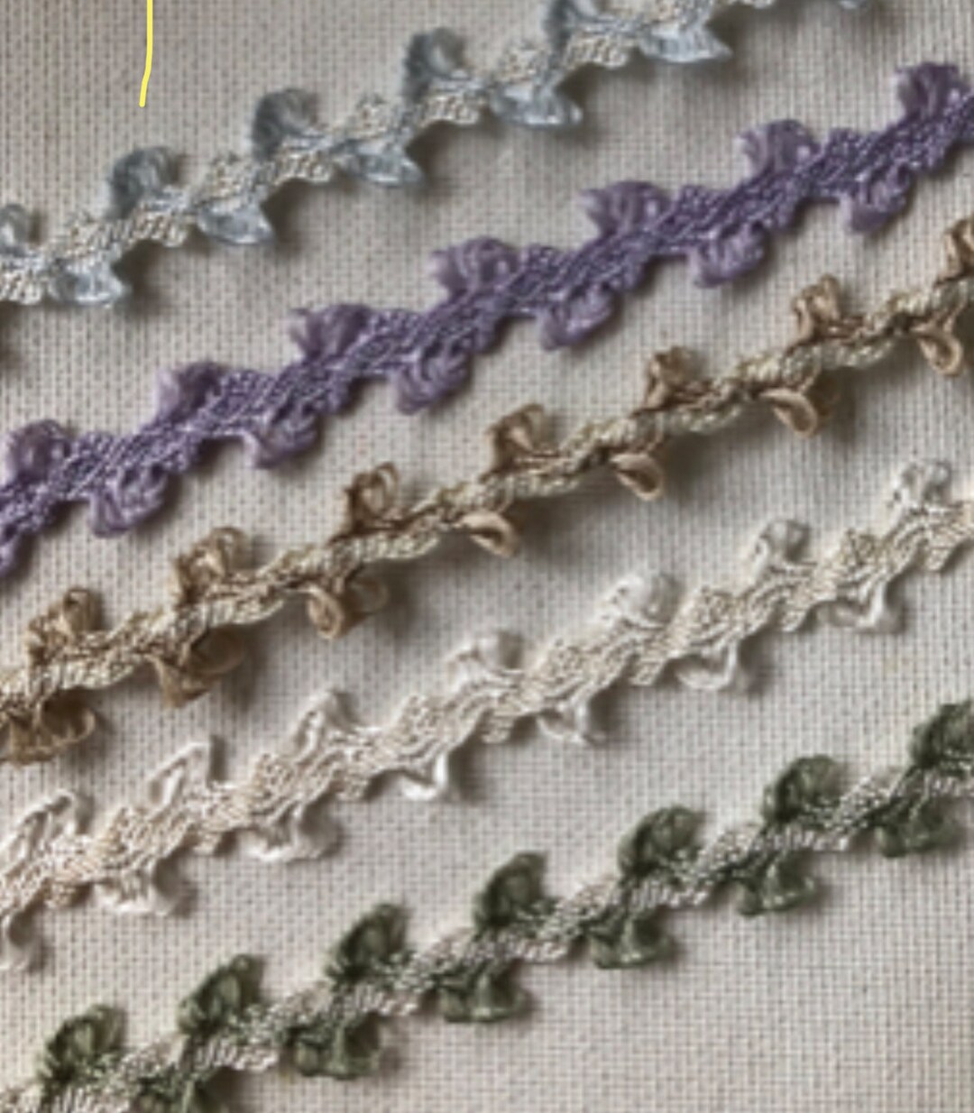 Vintage Novelty Knit Looped Braid Color Trim, 2 Yards (520) - Etsy