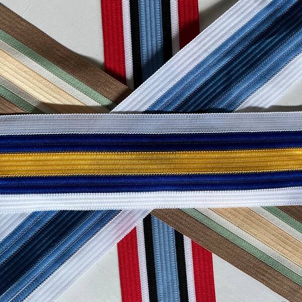 Striped Grosgrain Ribbon by the Yard - Etsy