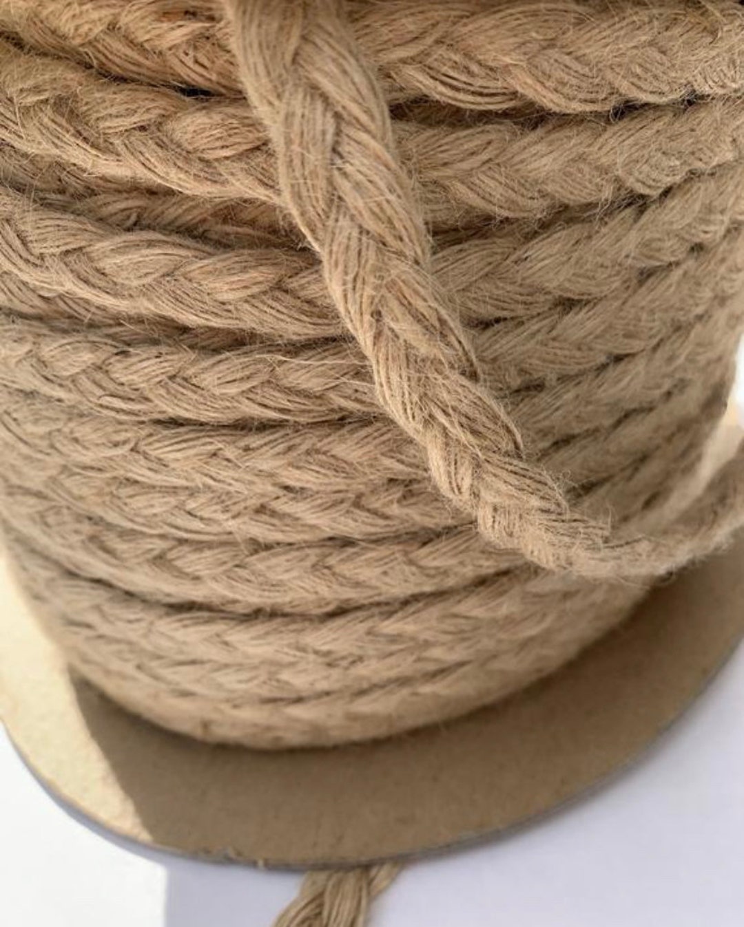 Vintage Real Jute Twist Braid Cord, Natural Jute, Braid Cord Rope 1 ...