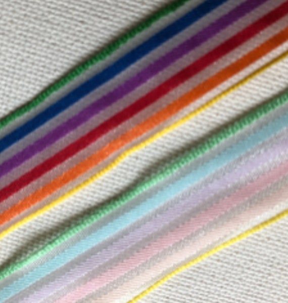 Novelty Reversible Sheer Rainbow Ribbon Trim 2 Yards - Etsy