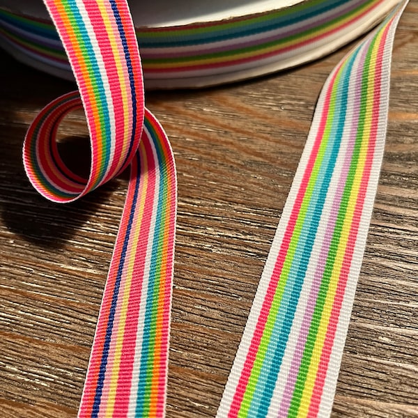 Candy Stripe Ribbon - Etsy