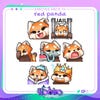 Red Panda Stream MEGA Pack Emotes, Badges, Animated Twitch Overlay ...