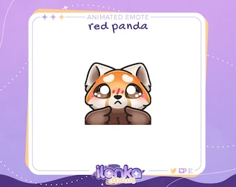 ANIMATED Red Panda Emote Youtube, Twitch & Discord Cute Red Panda ...