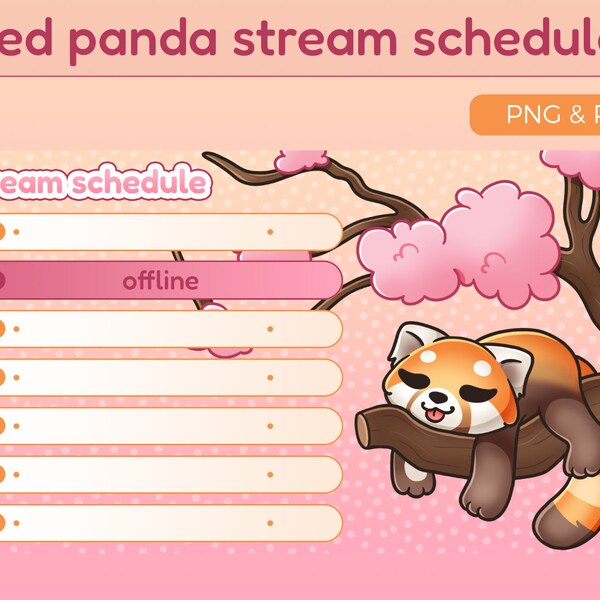 Stream Schedule - Etsy