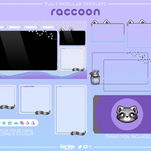 Racccoon Twitch MEGA Pack | Animated Twitch Overlays, Emotes and More ...